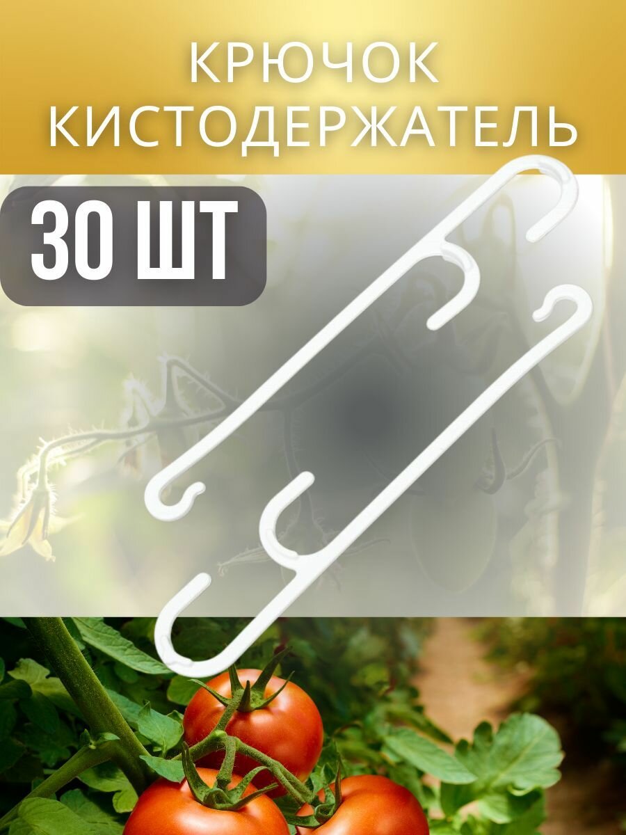 Крючок кистедержатель для плодов 30 шт.