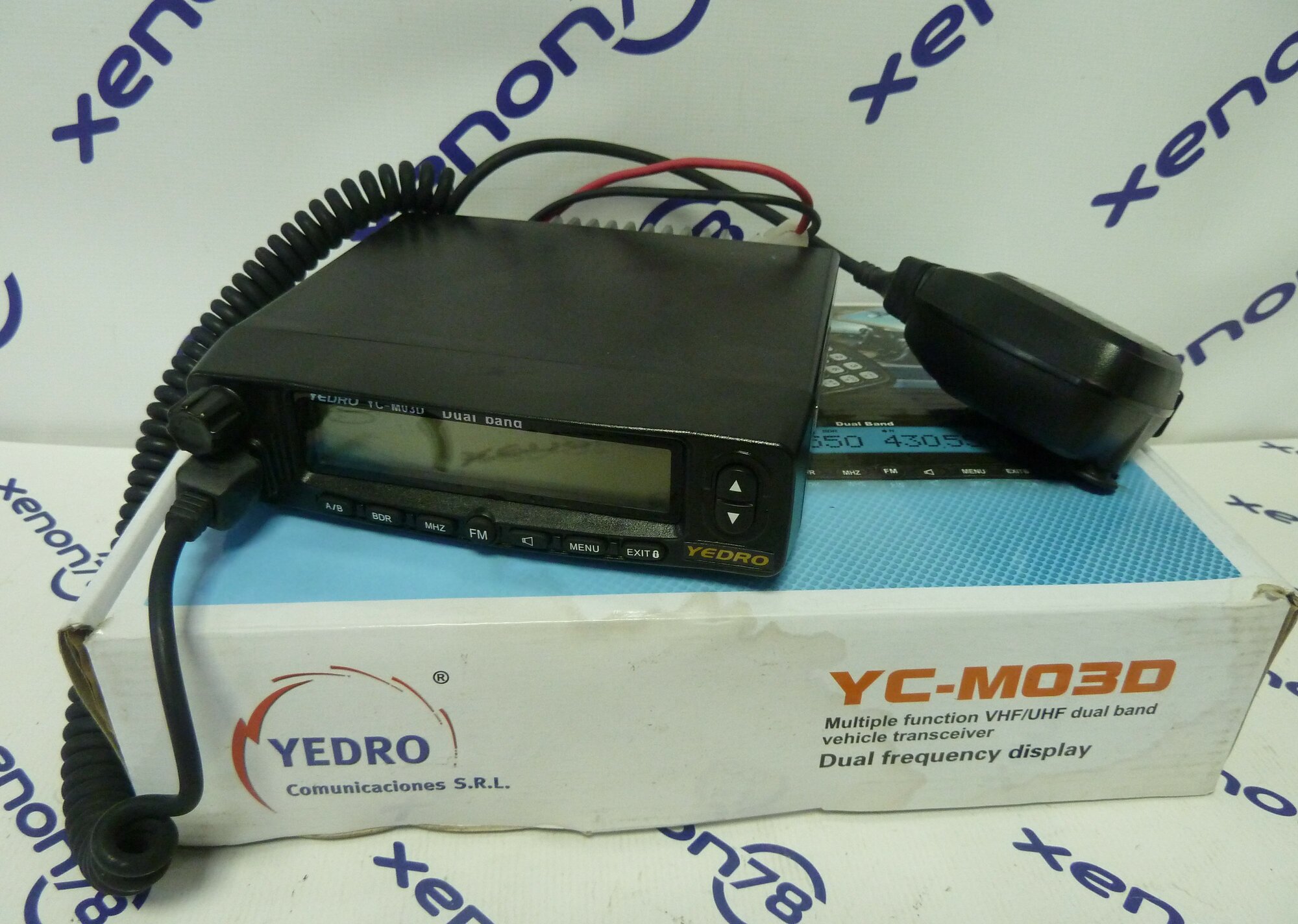 Автомобильная рация YEDRO YC-M03D Dual Band (136-174/400-480МГц, 12В) софт + программатор - 1 шт.