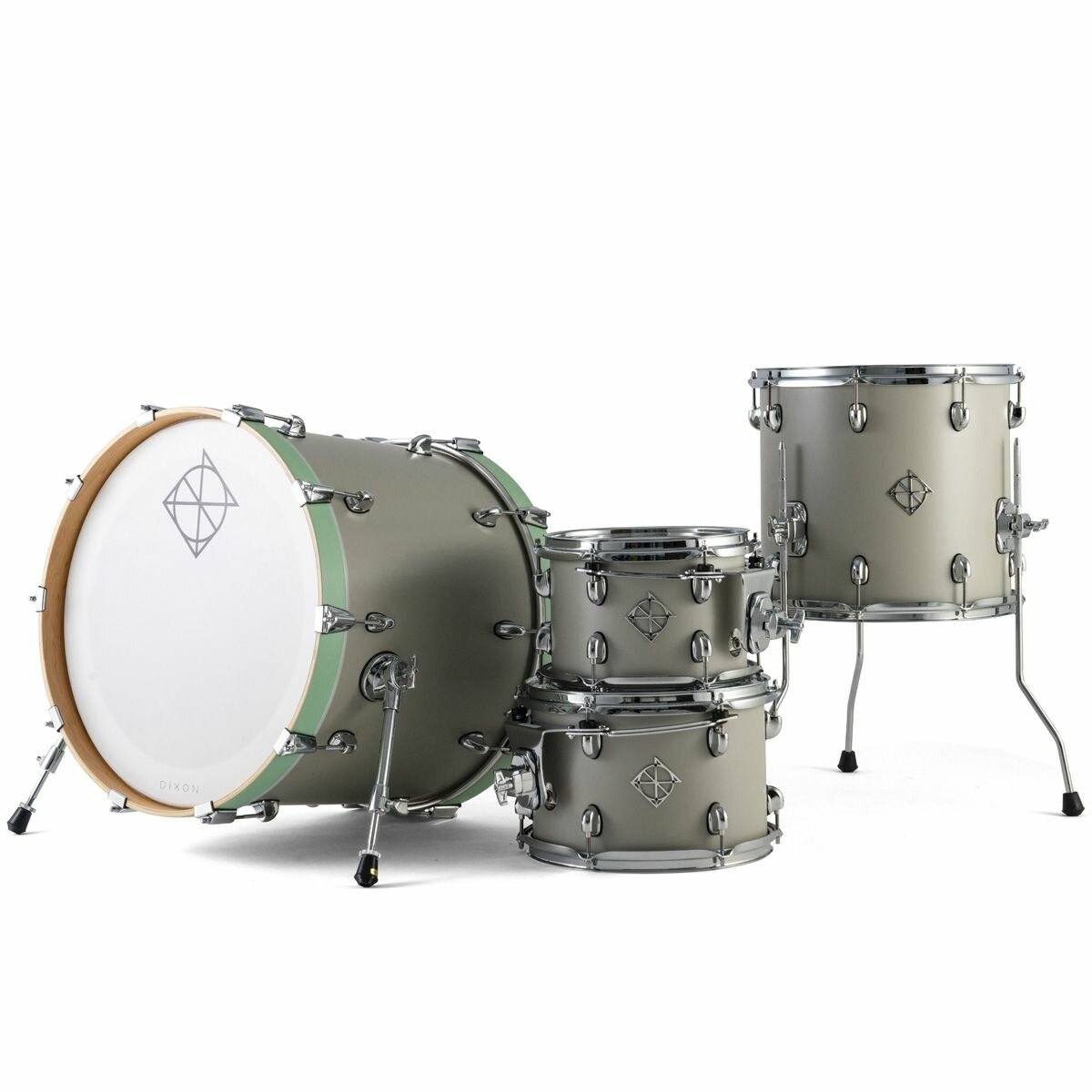 Набор барабанов Dixon PODCSTH422-01-SCG Cornerstone Hybrid Maple , серые