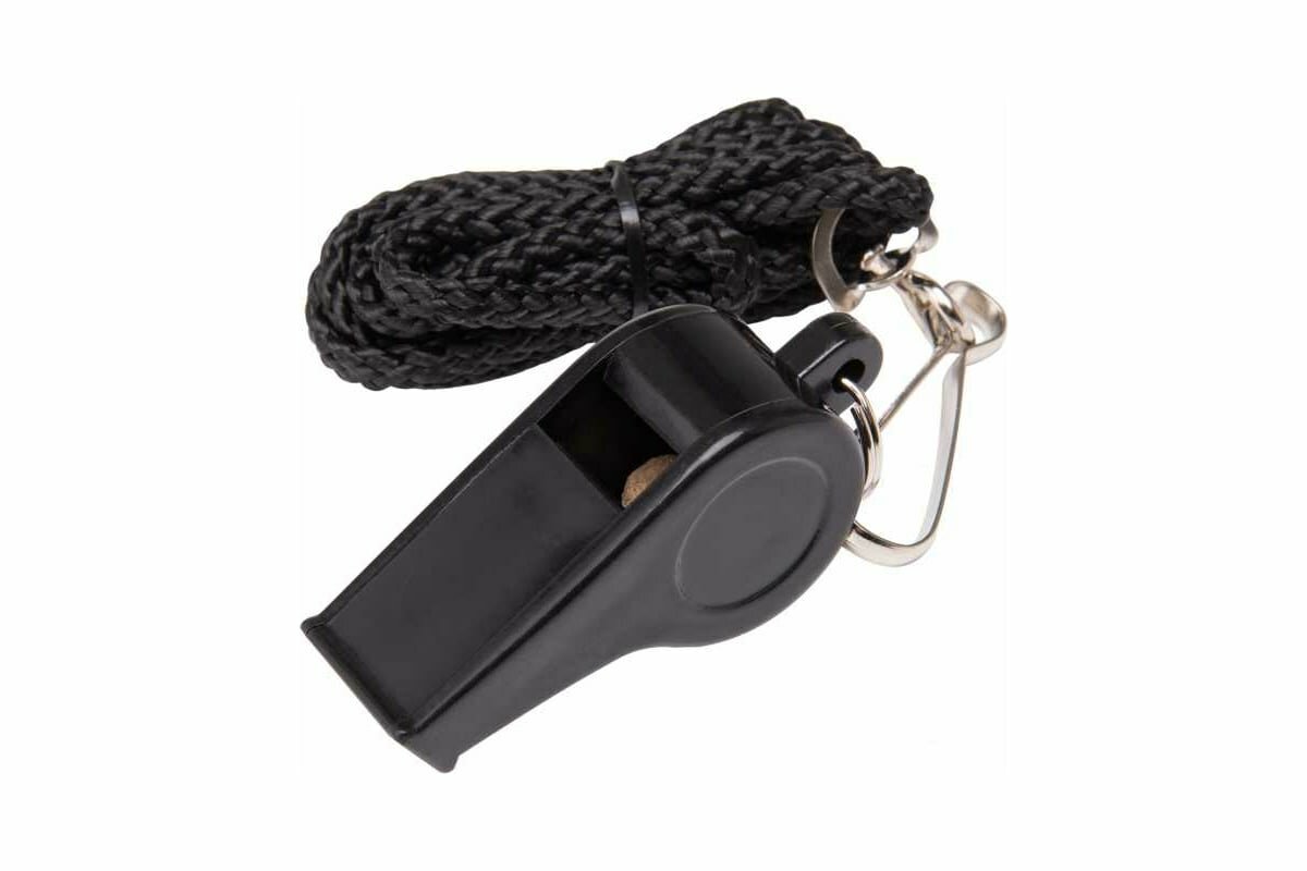 Jogel Свисток JA-125, с шариком, пластик, на шнурке, большой УТ-00015943