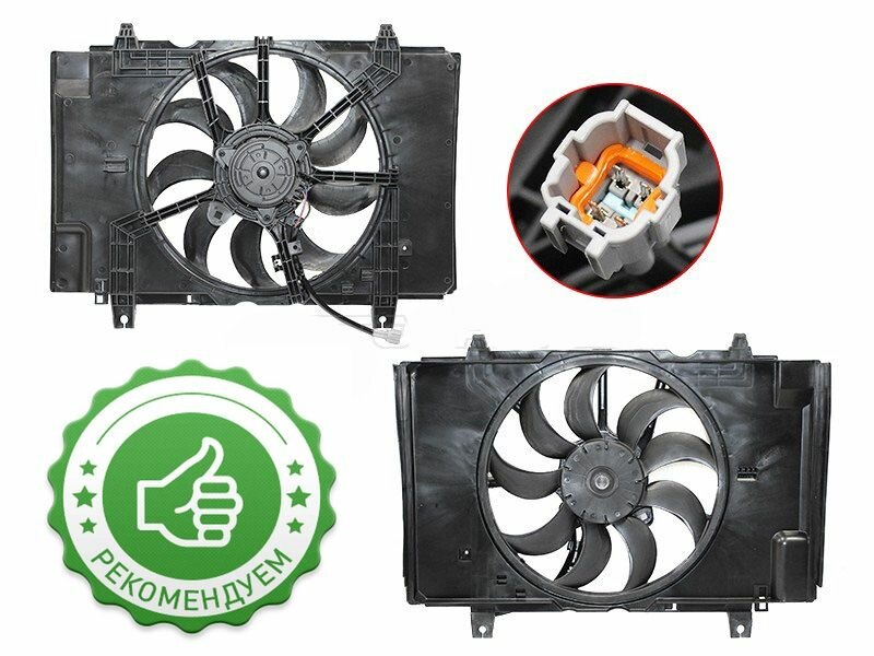 Диффузор радиатора в сборе NISSAN JUKE 10