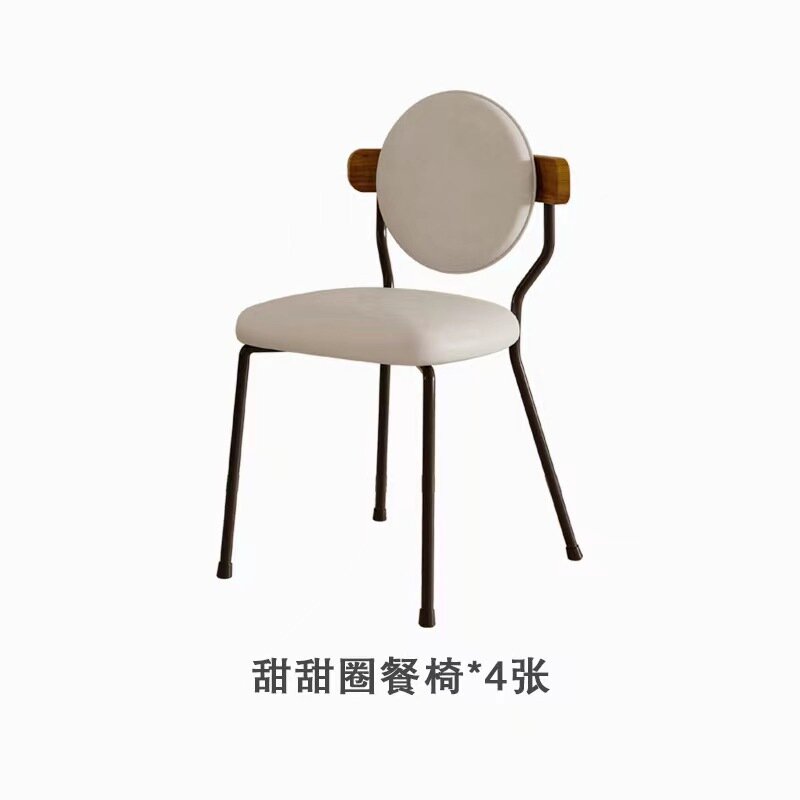 Винтажный обеденный стол из массива дерева цвета ореха во французском стиле для гостиной, домашнего использования, в стиле легкой роскоши, современный минималистичный итальянский черный обеденный стол.