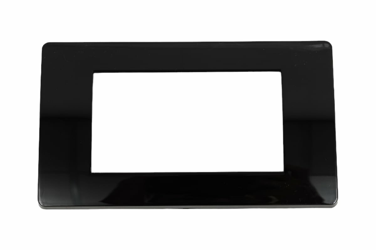 DKC рамка на 4 модуля черная RAL7016 75011B 24800 для электрического щита