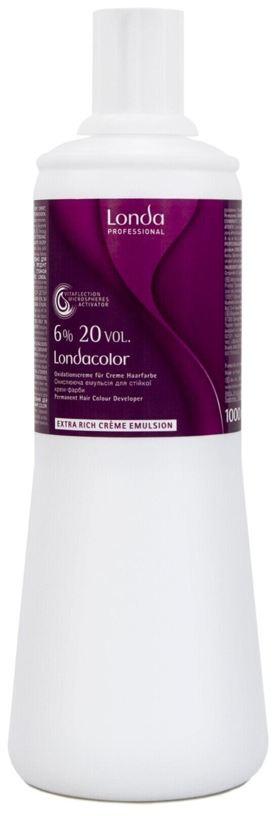 Окислительная Эмульсия Londa Professional, для Крем-Краски, 6%, 1000мл