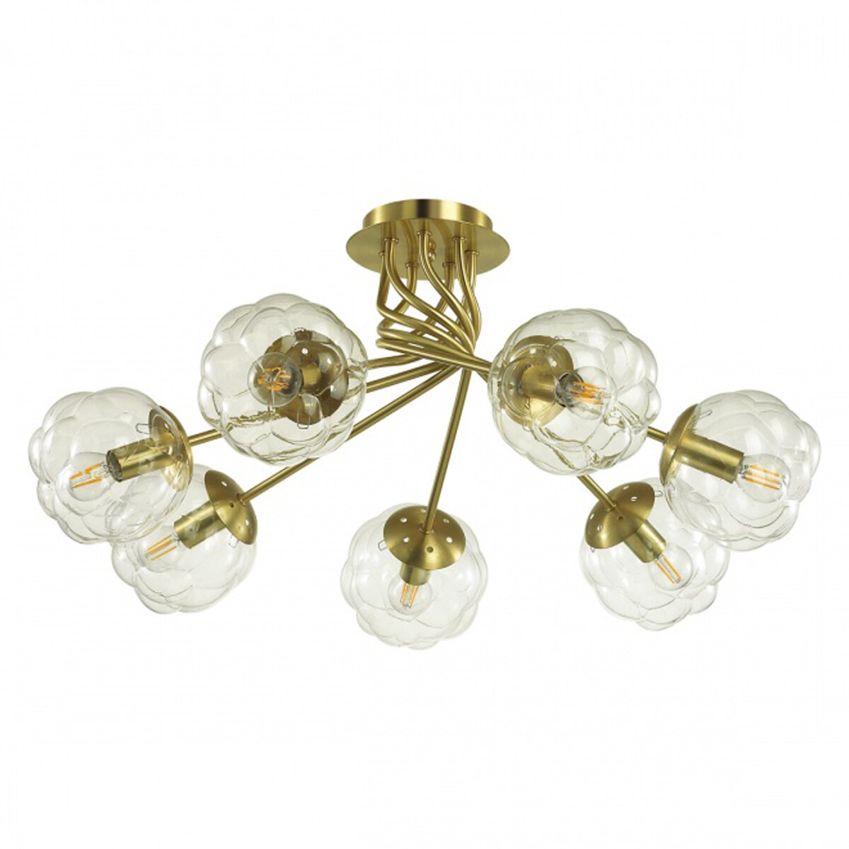Люстра Lumion MODERNI BREANA 4556/7C E14 7*40W 220V, 280 Вт, цвет: золотой