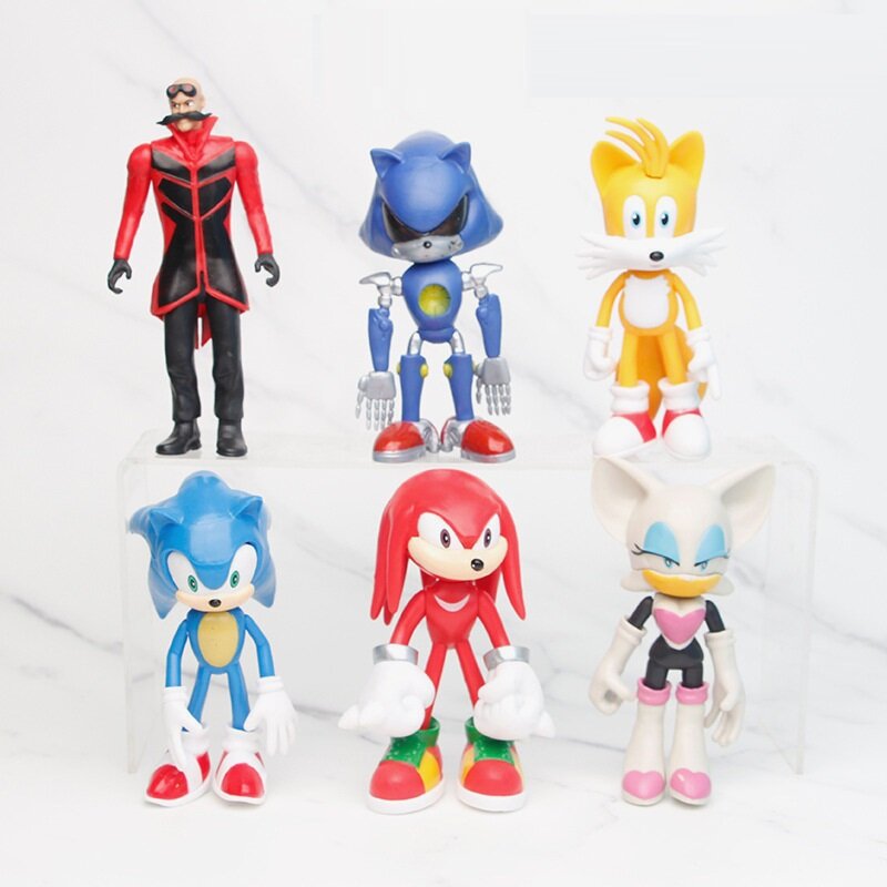 Набор фигурок Соник / Sonic 6шт (12-14см) от магазина PopCultura.Store