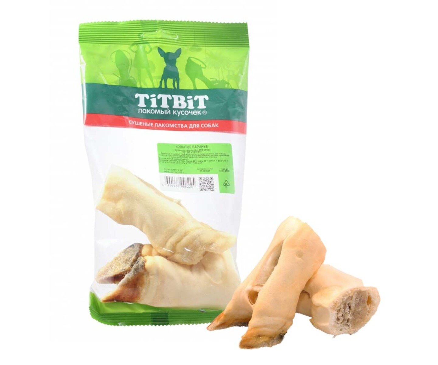 TiTBiT Лакомство для собак Копытце баранье