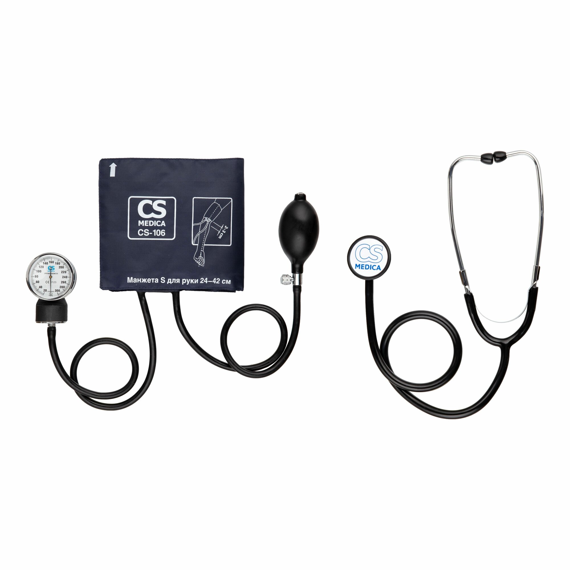 Тонометр механический CS Medica CS-106 с фонендоскопом