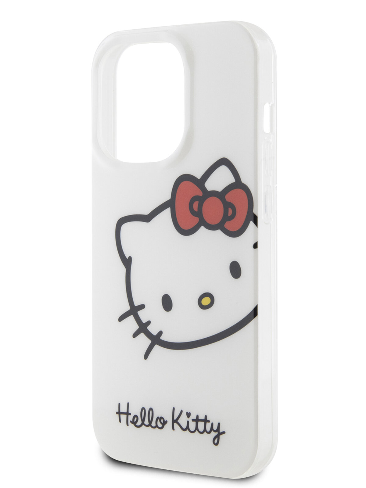 Hello Kitty для iPhone 15 Pro чехол PC/TPU Kitty Head Hard White