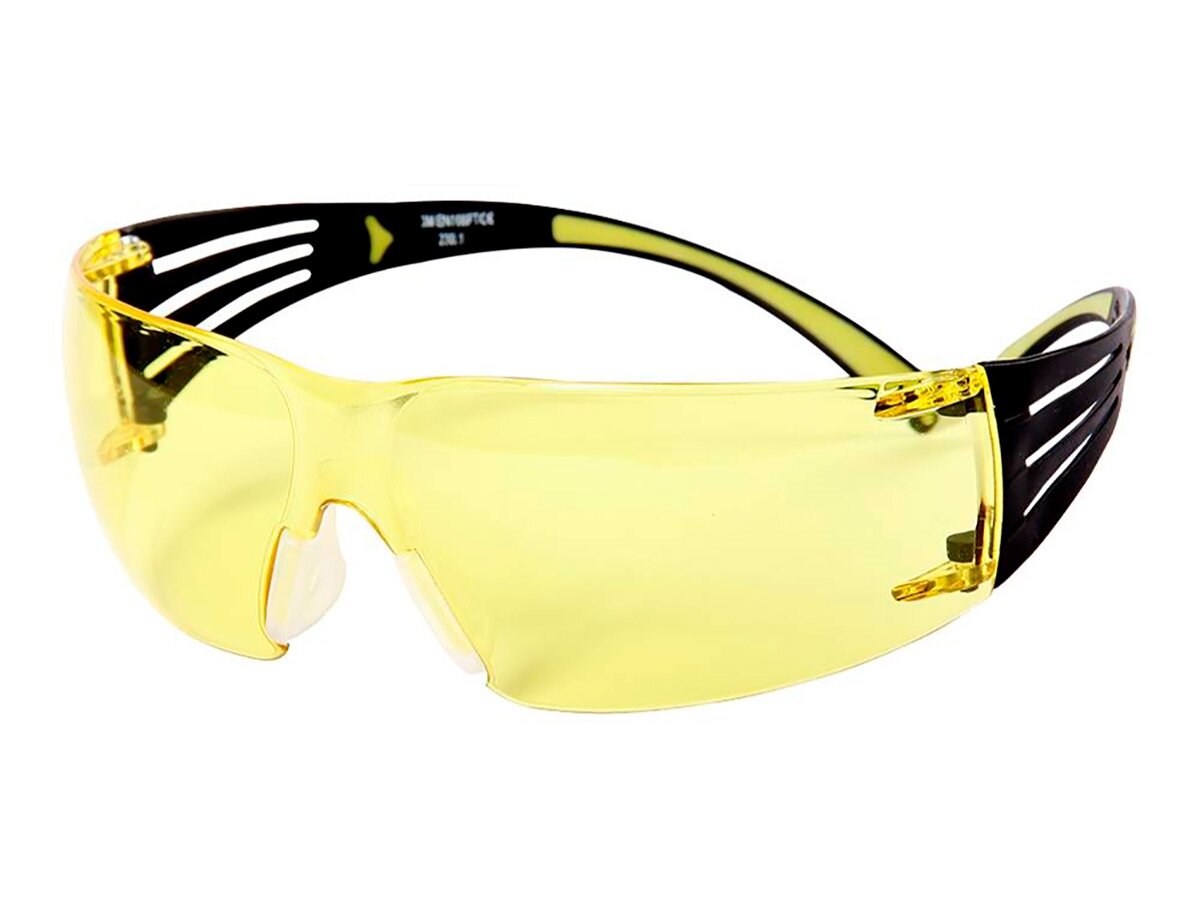 Очки Защитные 3M Securefit Sf403Af-Eu Amber, Жёлтые, Открытые, As/af