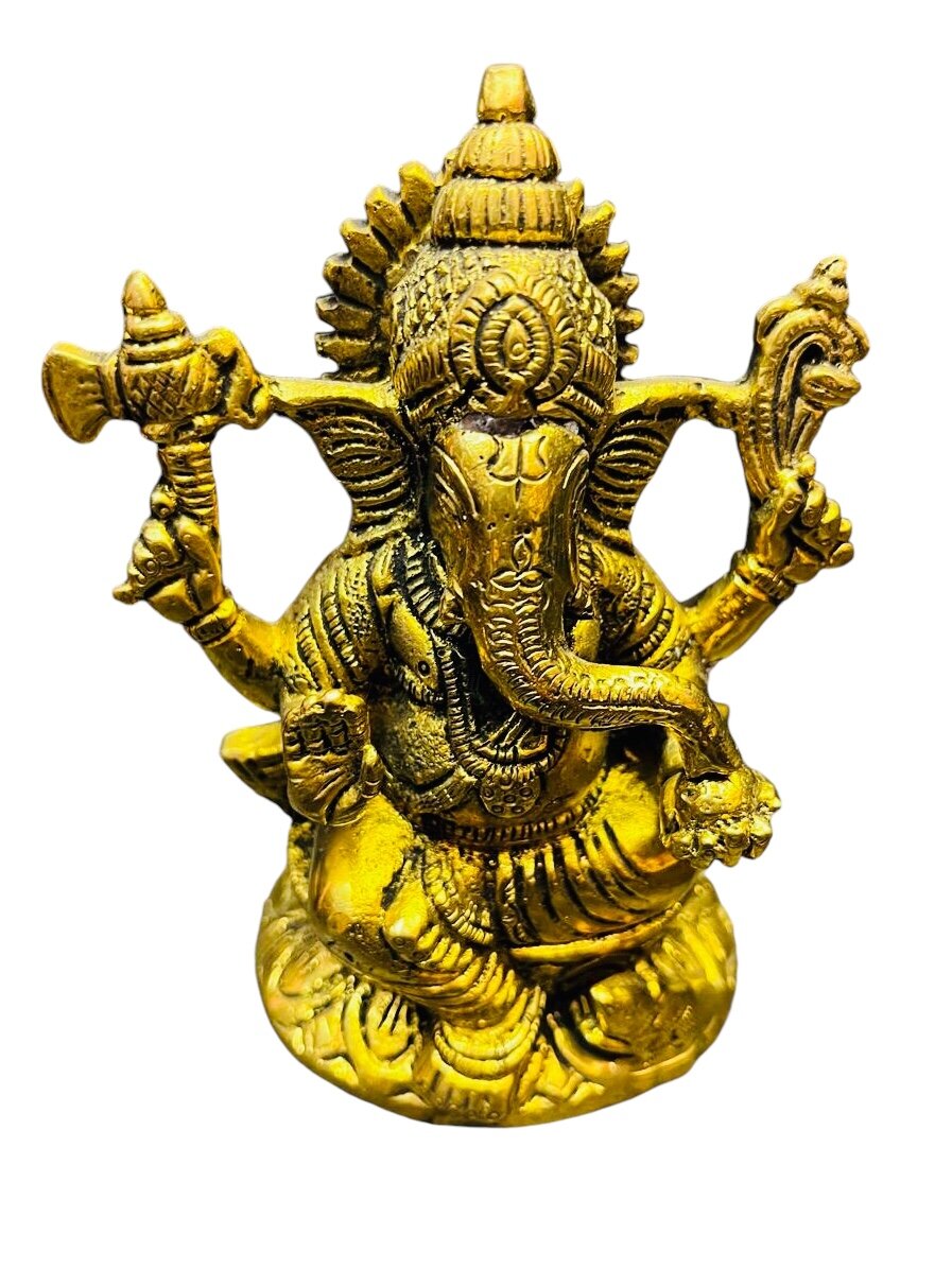 Статуэтка Ганеш бронза, удача и процветание, Индия (Oxan)