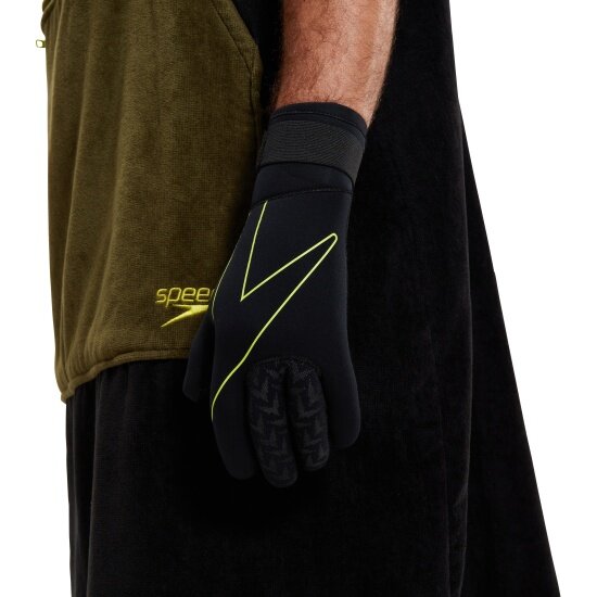 Аква-перчатки Speedo OW SWIM GLOVE AU BLACK, 8-00364716978S0Y, размер M
