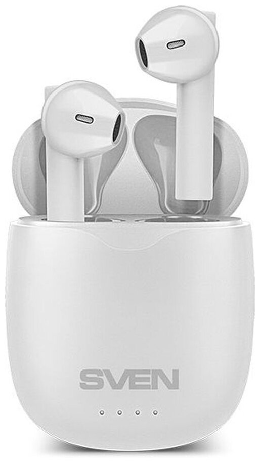 Гарнитура вкладыши Sven E-727BT белый беспроводные bluetooth в ушной раковине