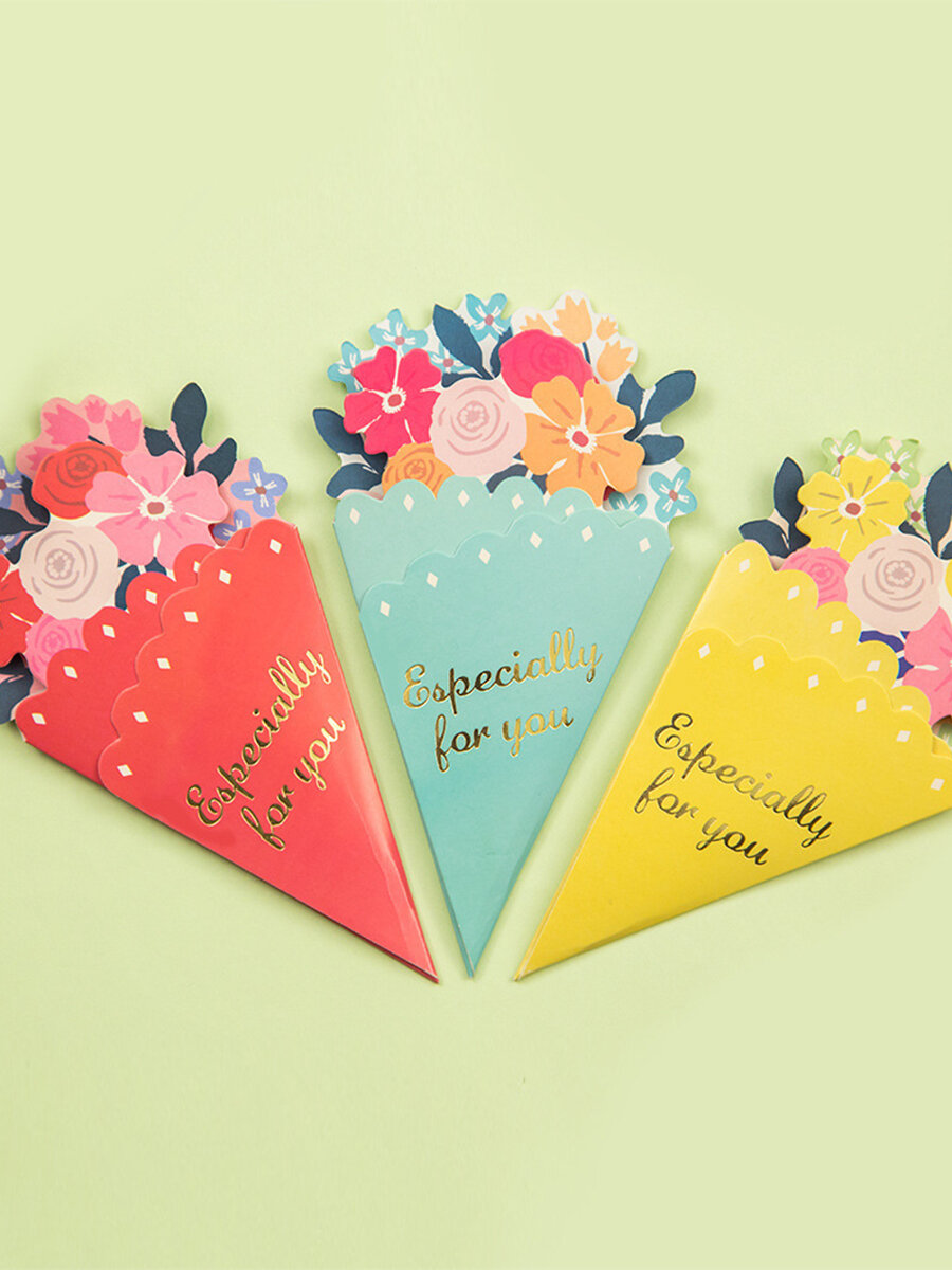 Набор открыток/Открытки с конвертами/Открытки на день рождения/Открытки 3 шт