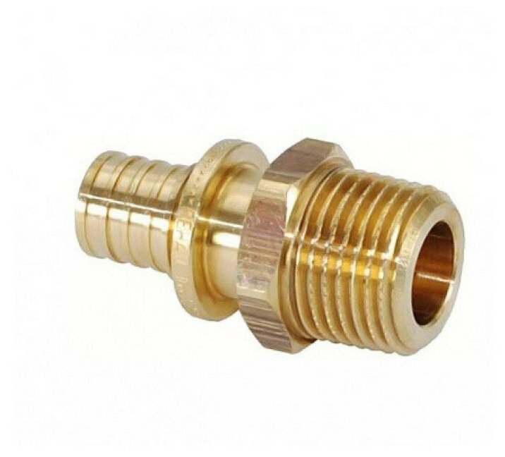 Переход на наружную резьбу Rehau RAUTITAN RX - 25 x 1 (бронза, для PEX труб) (арт. 13660581001)(14563191001)