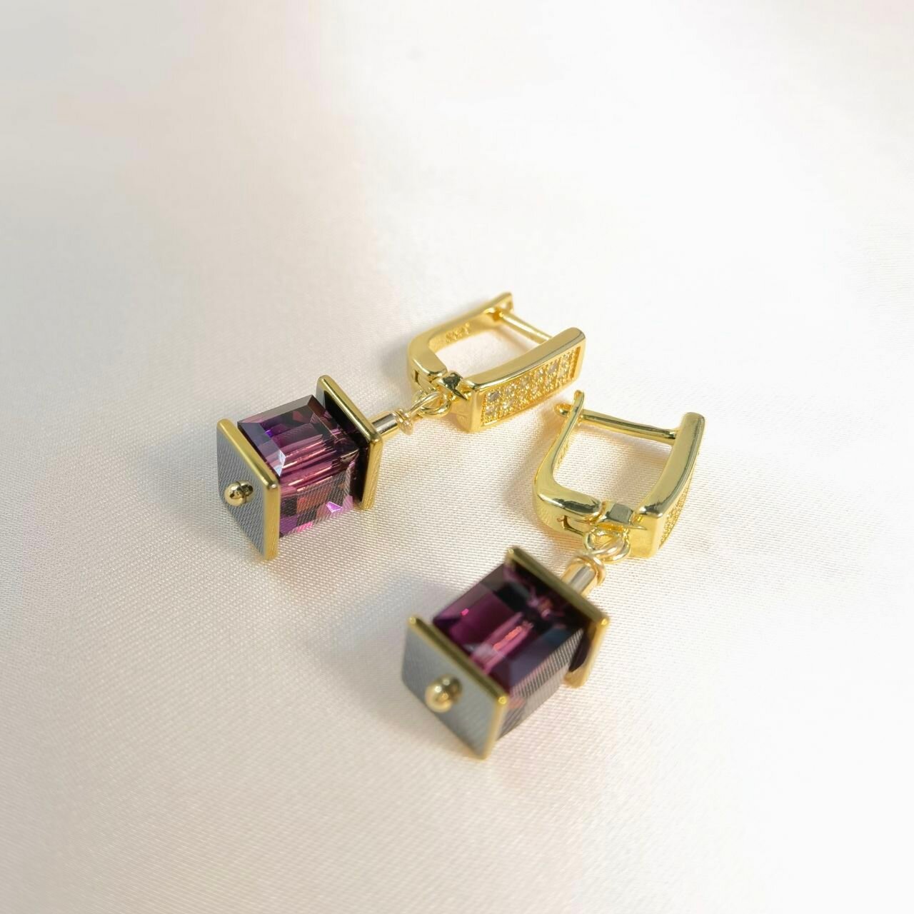 Серьги, кристаллы Swarovski