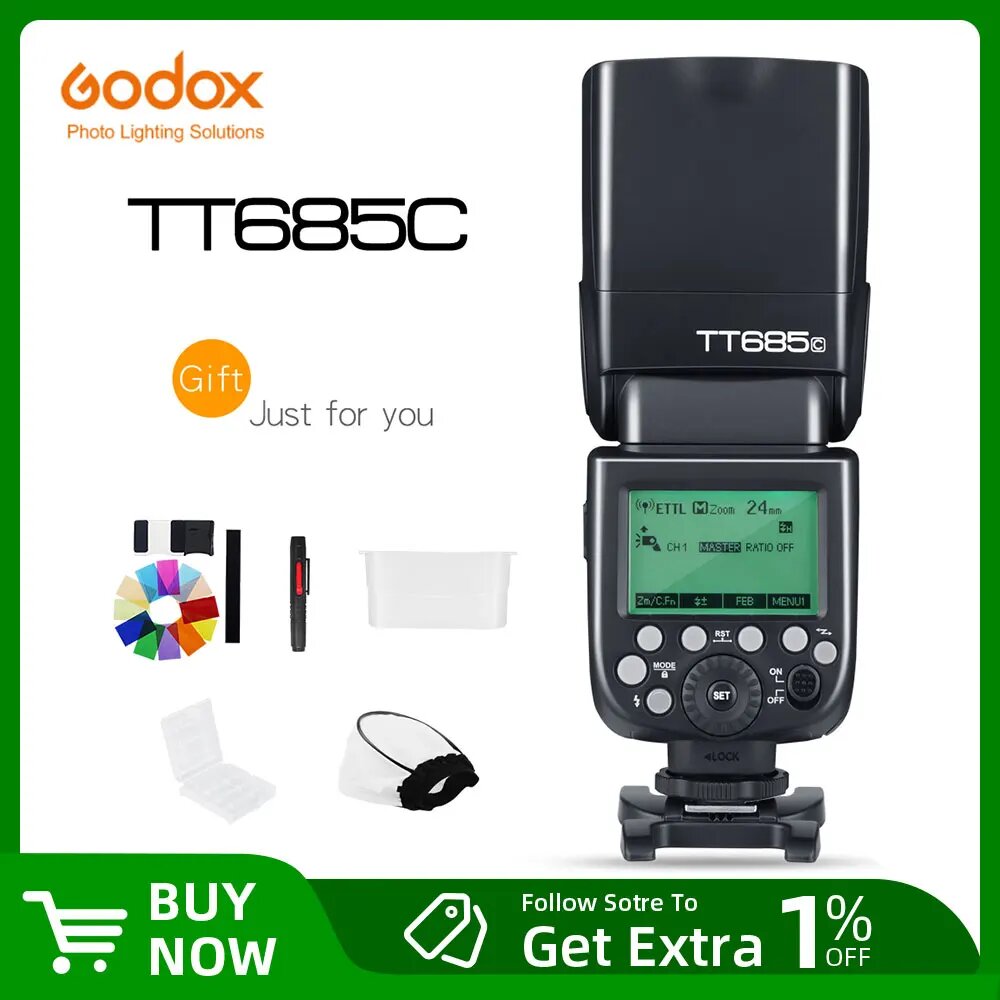Godox TT685C для Canon - вспышка