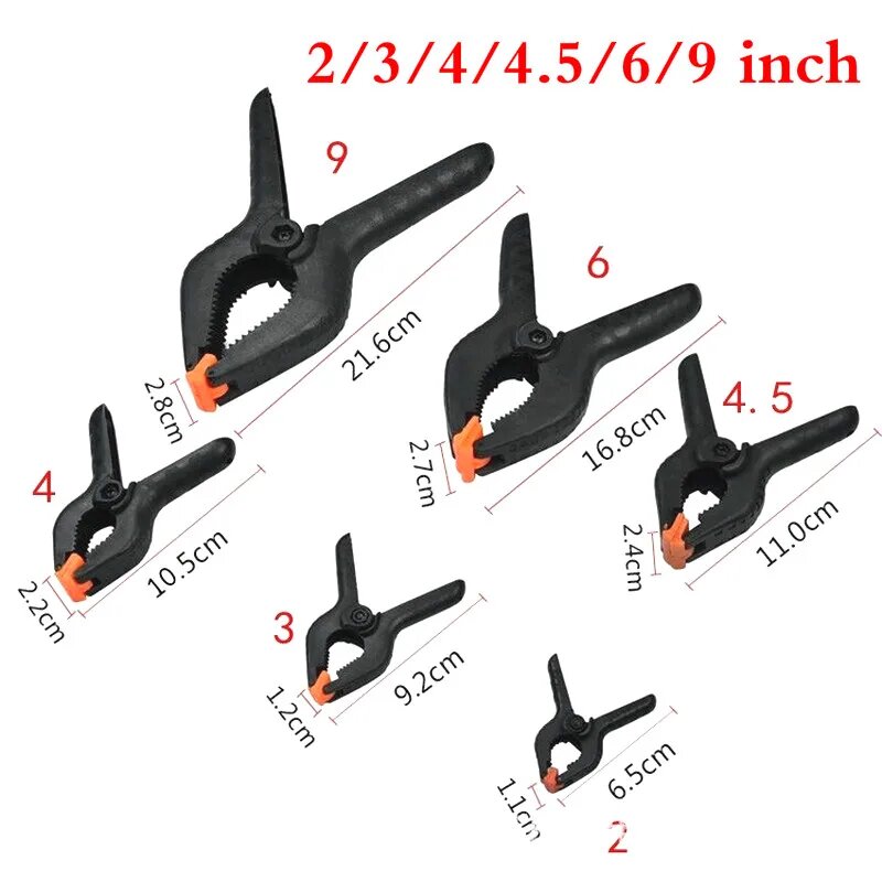 Регулируемые пружинные зажимы FUSANMO 4.5 inches