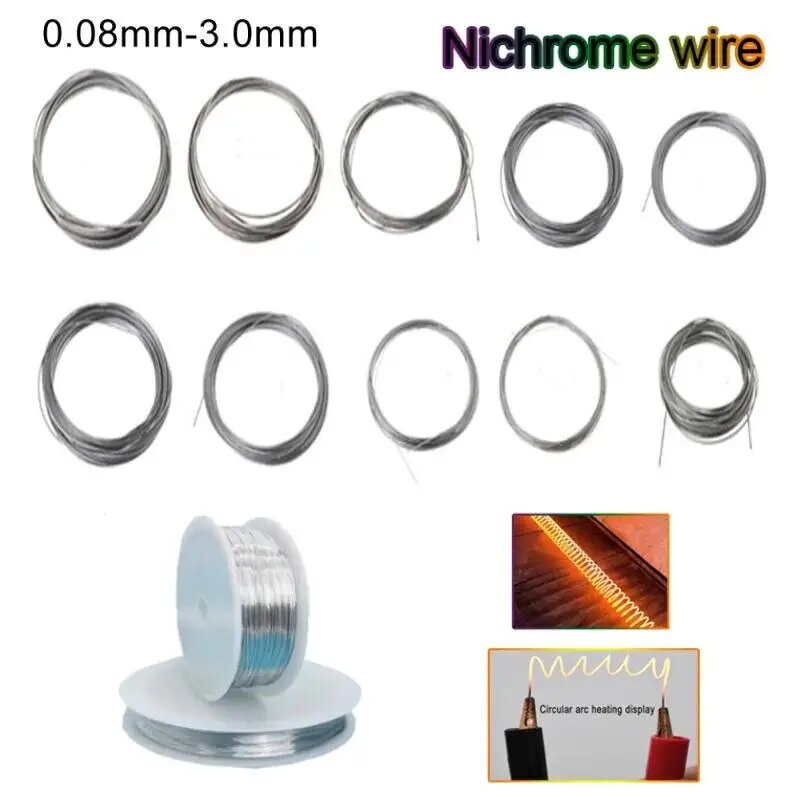 Нихромовая проволока 0,08-3,0 мм 0.6mm 5meters