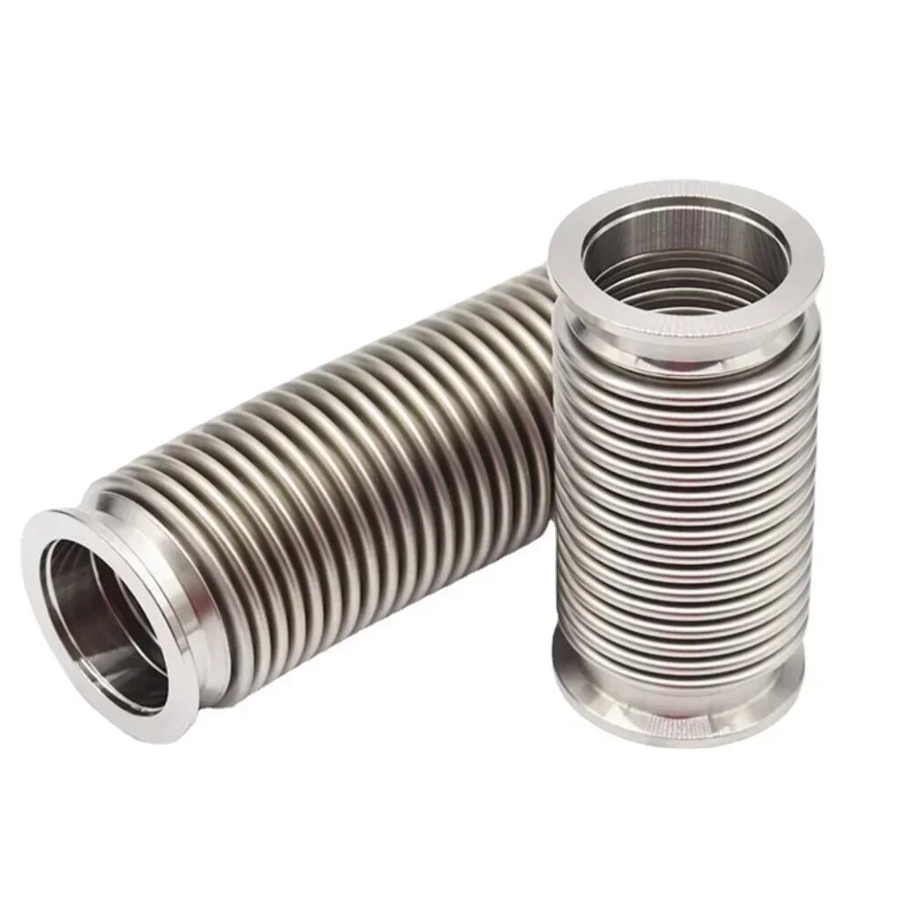 Фланец для вакуумного шланга KF16/25/40/50 x 100/200/300/500-2000 мм из нержавеющей стали Bendable, 500mm, KF40