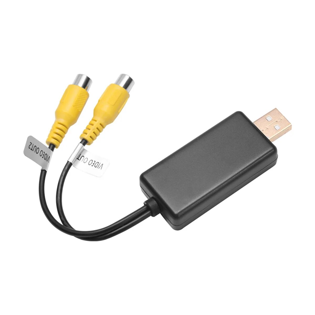 Адаптер с USB на CVBS RCA для видеовыхода, Интерфейсный блок для подключения к монитору, дисплейное устройство для Android, радио, мультимедиа (A)