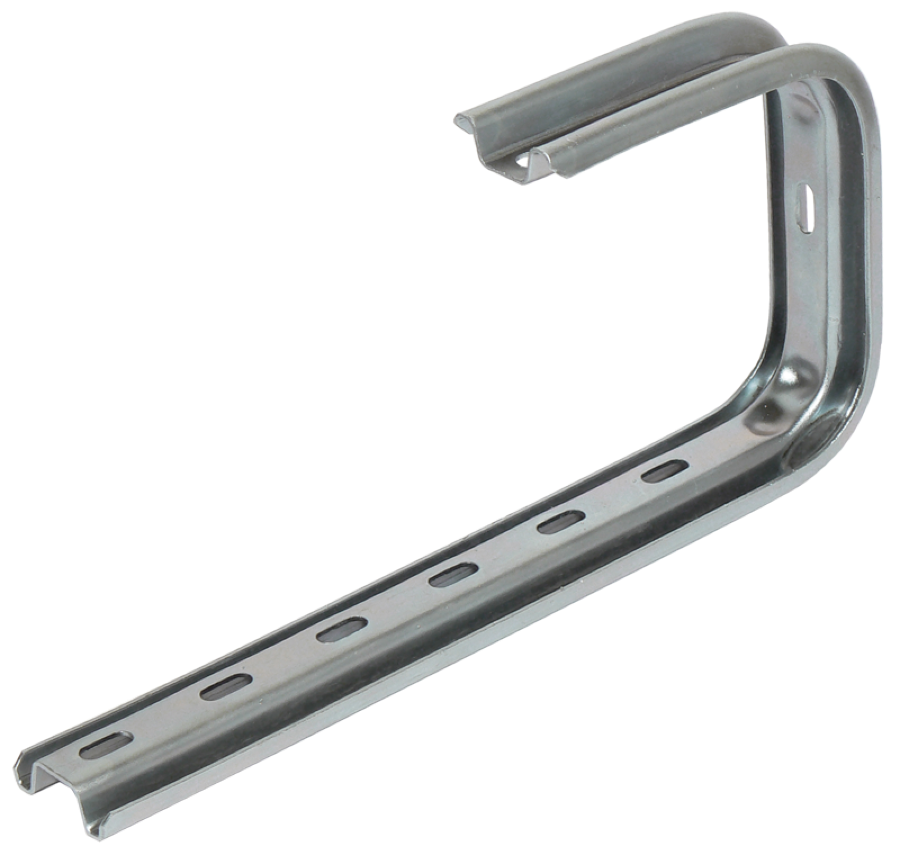 Консоль для кабельных лотков IEK / ИЭК VR 300 оцинкованная потолочная, стальная, толщина металла 1.5мм, длиной 345мм / крепеж