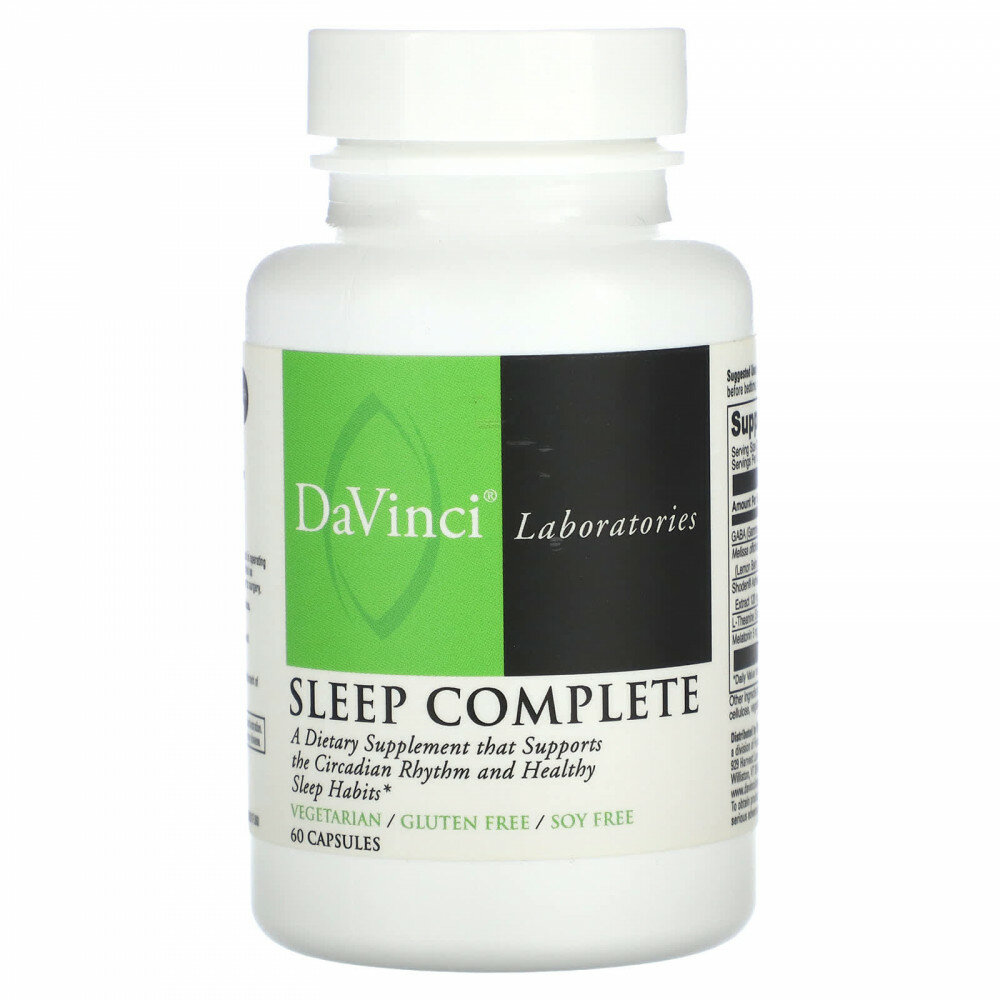 DaVinci Laboratories, Sleep Complete, 60 капсул