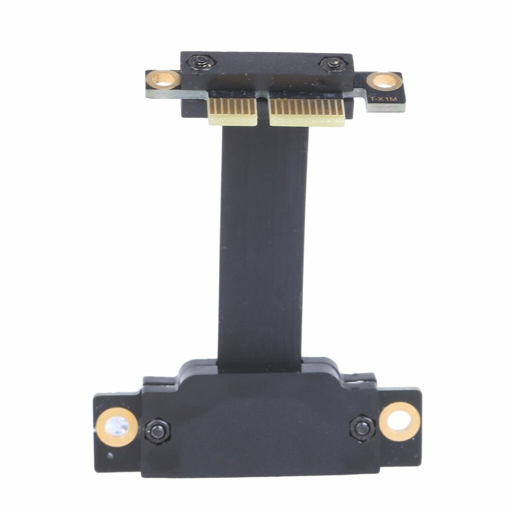 Удлинитель кабеля, Кабель-переходник PCI E 1X на PCI E 1X под углом 90 градусов-5 см