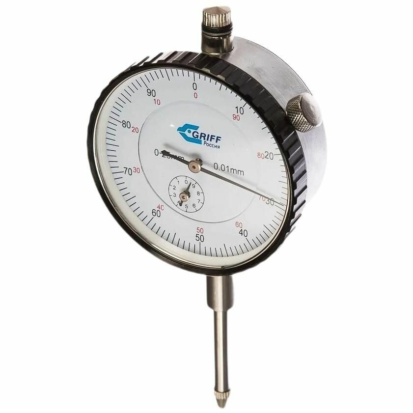 Индикатор часового типа GRIFF ИЧ10 с ушком для калибровки форсунок ГБО