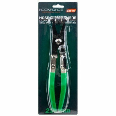 Клещи для снятия пружинных хомутов RockFORCE, в блистере