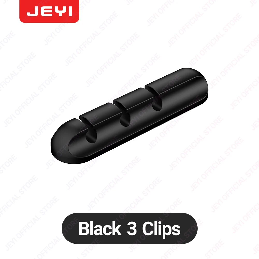 JEYI Держатель кабеля Black 3 Hole