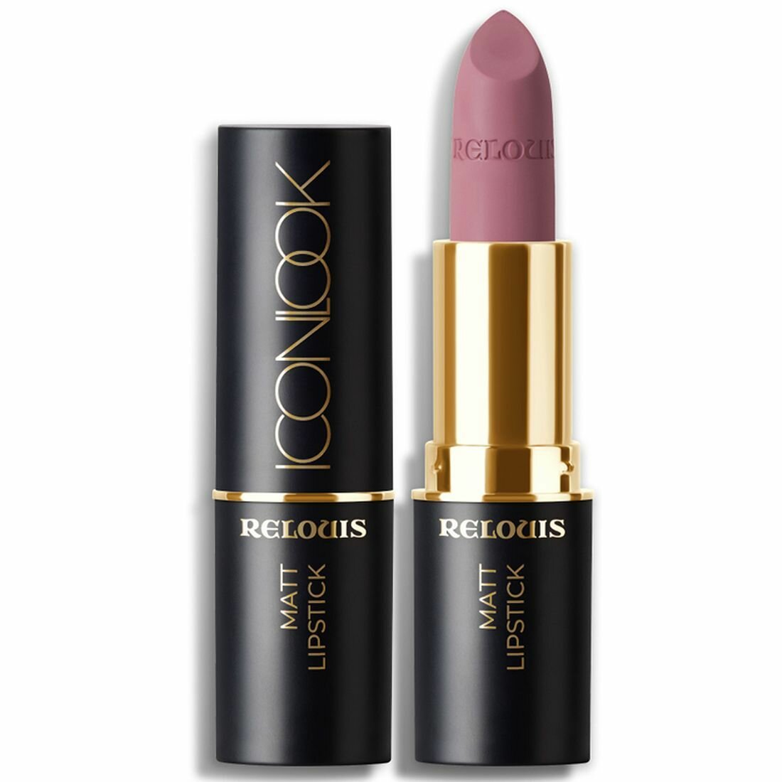 Губная помада матовая Icon Look RELOUIS тон 02 Sexy Stranger