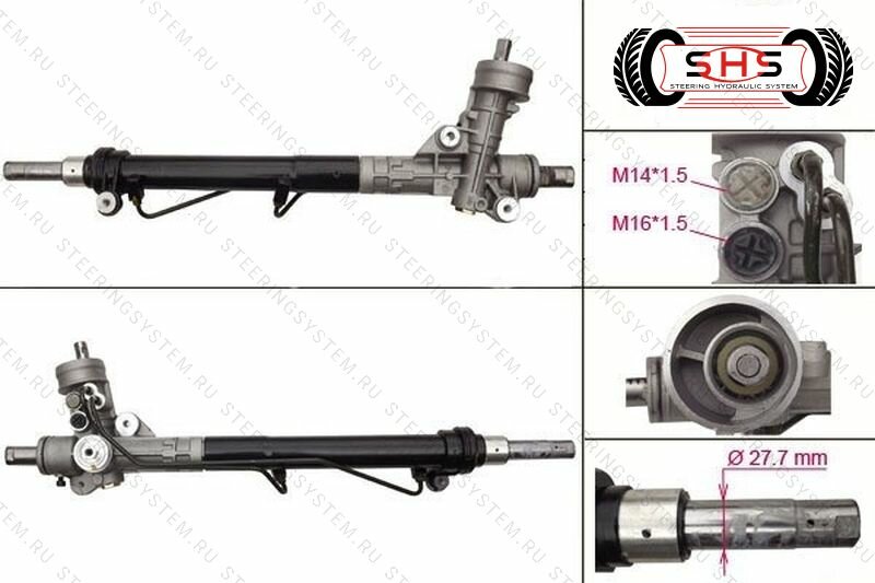 Рулевая рейка с ГУР новая AUDI A4 (8E2, B6) 00-04