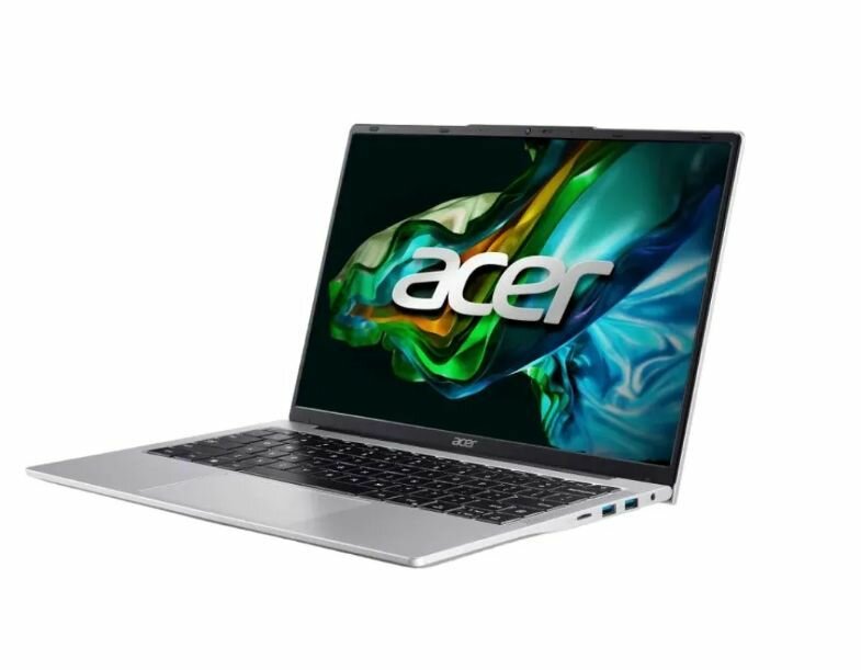 Acer Aspire Lite Ноутбук 14", Intel Processor N100, RAM 8 ГБ, SSD 256 ГБ, Intel UHD Graphics, Без системы, (NX. KS8ER.001), серый, Русская раскладка