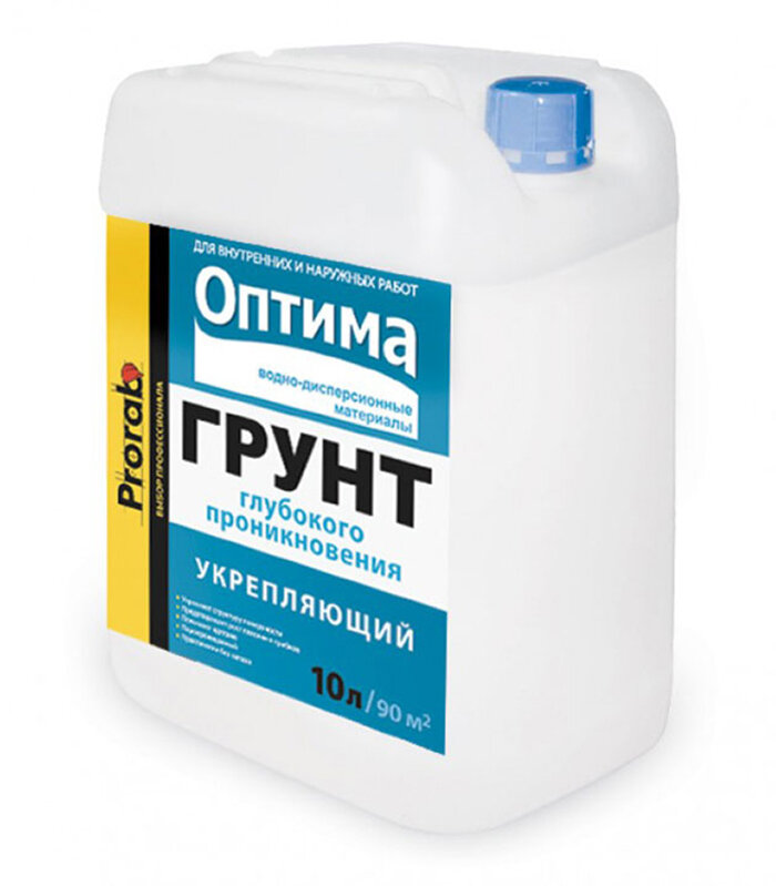 Prorab Грунт глубокого проникновения Оптима, укрепляющий 10 кг