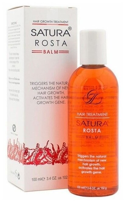 Бальзам Satura Rosta, для роста волос и против выпадения, 100мл