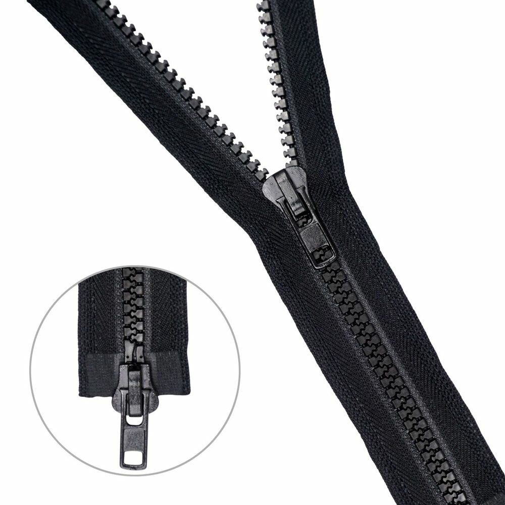 Молния-трактор айрис 85 см 580 черный, 5 шт