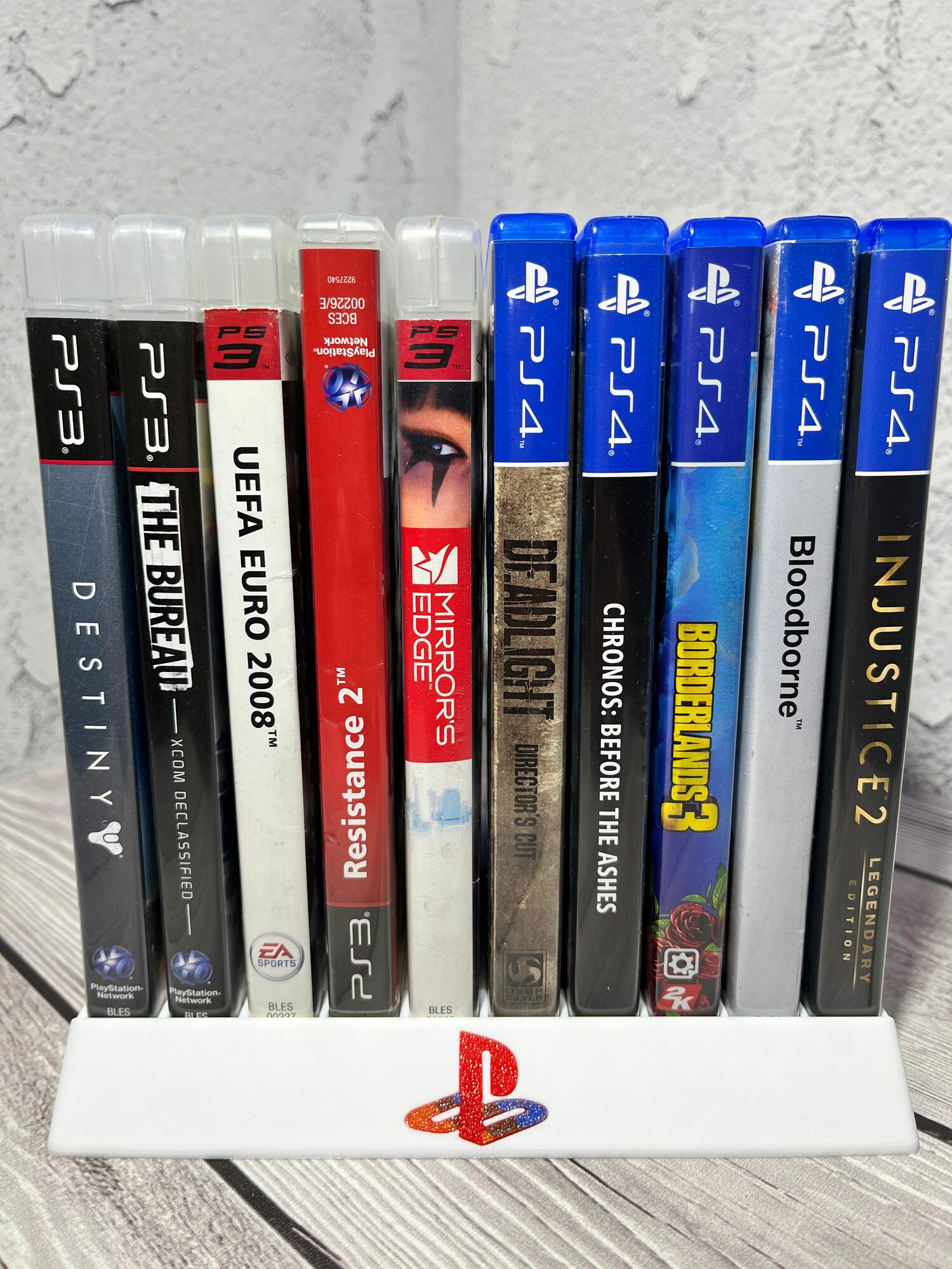 Подставка для дисков PS5/PS4/PS3 белая 2025