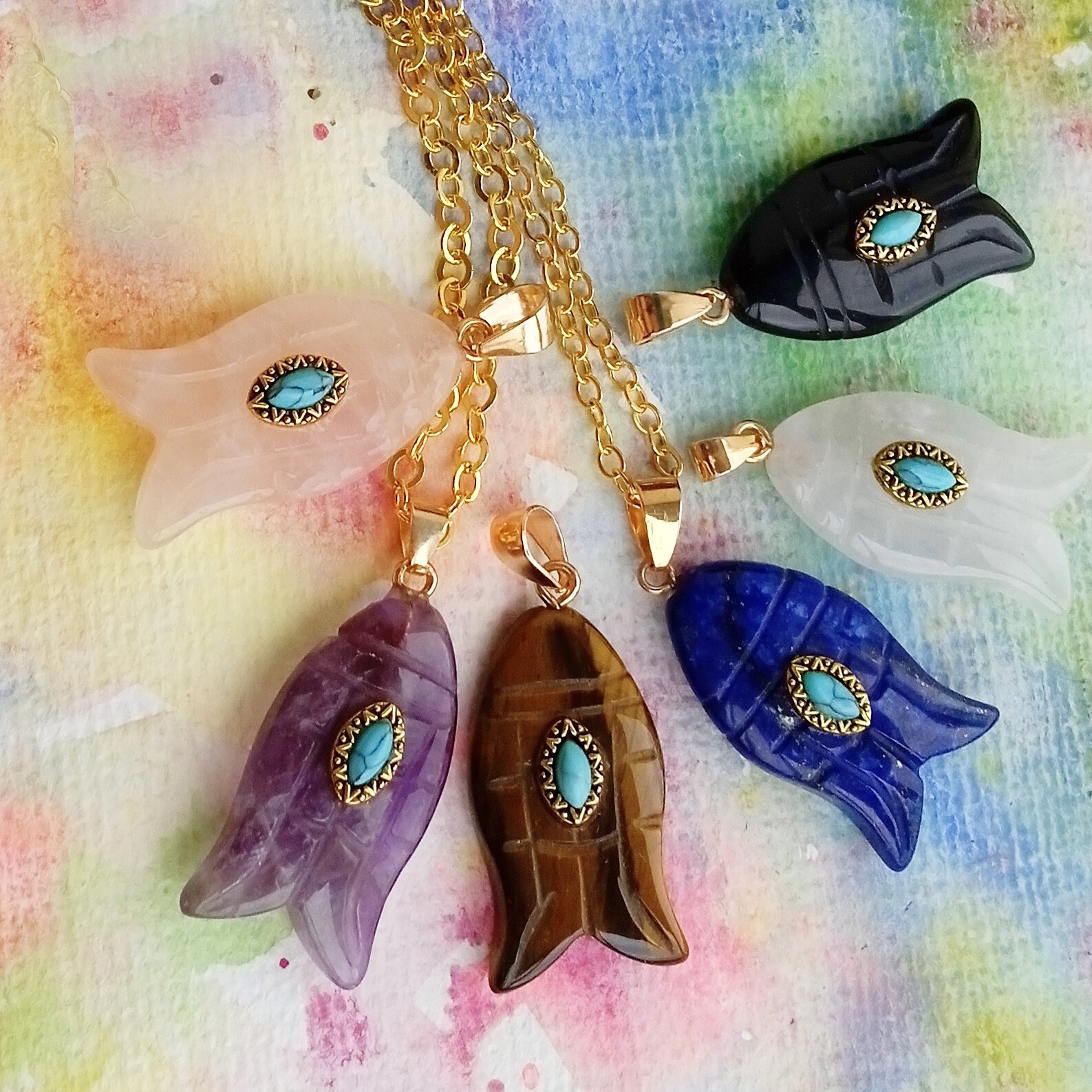 Славянский оберег, подвеска, обсидиан