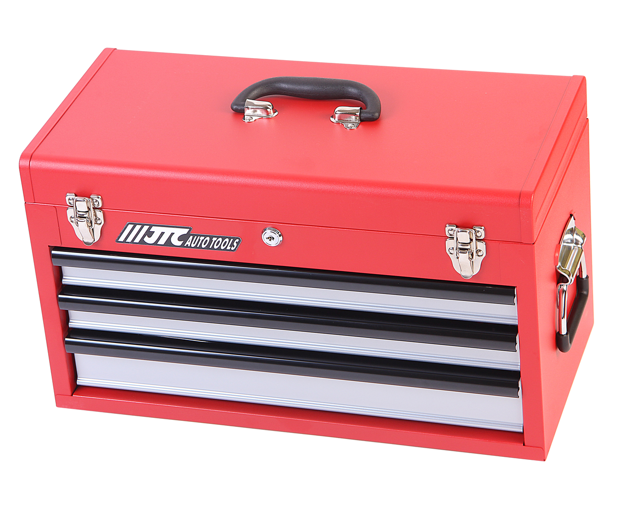 JTC-B066 - Набор инструментов 66 предметов в переносном инструментальном ящике (3 лотка) JTC - Инструментальный ящик JTC