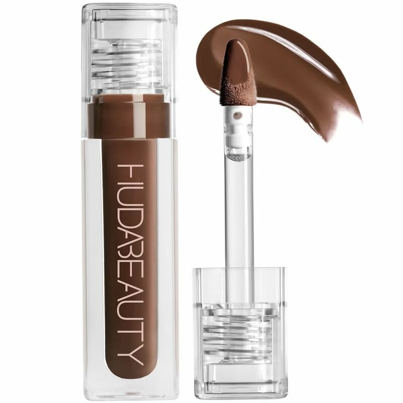 Huda Beauty Блеск для губ Faux Filler Extra Shine Lip Gloss, 3,9 мл, Coco