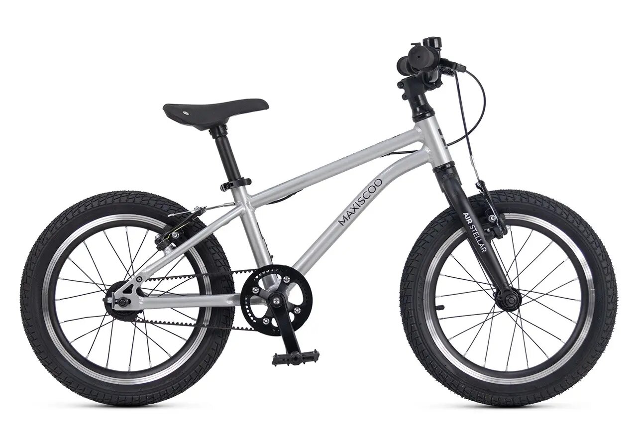 Велосипед Maxiscoo Air Stellar 16' Серебро (2025)