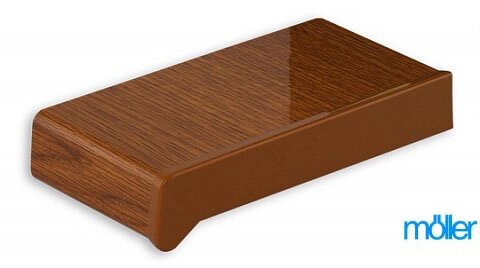 Подоконник "Muller" Золотой дуб глянец 0.35см. х1м