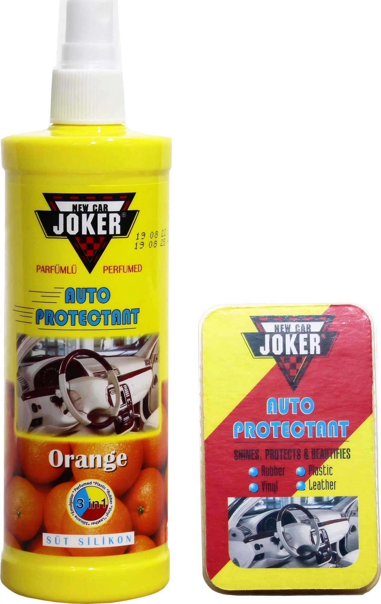 Полироль cалона с губкой JOKER JKorange