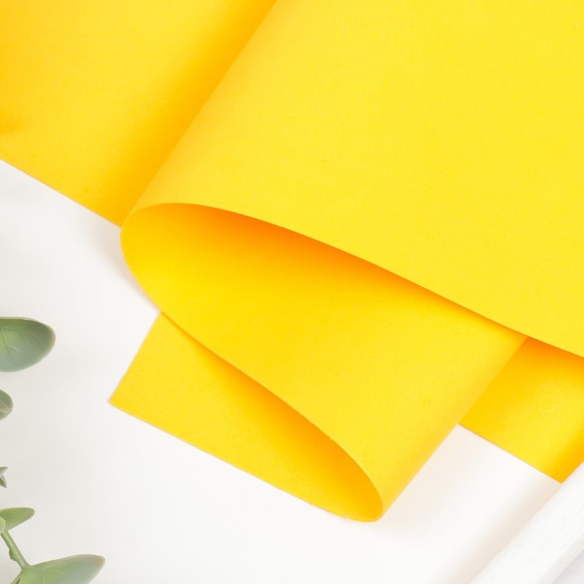 Фоамиран Арт Узор "Кукурузный", 1 мм, 10 листов, 50x50 см, желтый