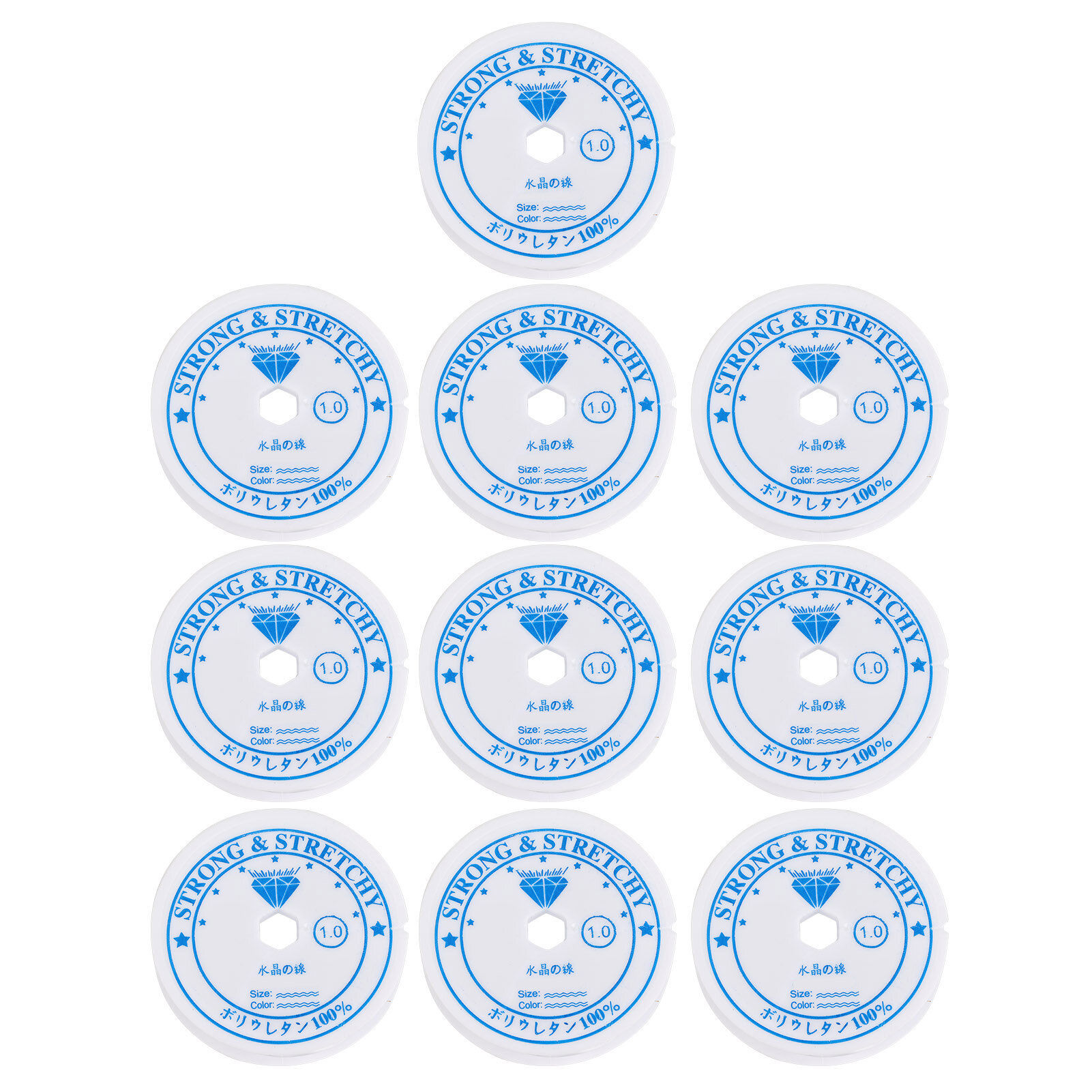 Прозрачная нить для бисероплетения Crystal Elastic Line (1,0 мм * 5 м)