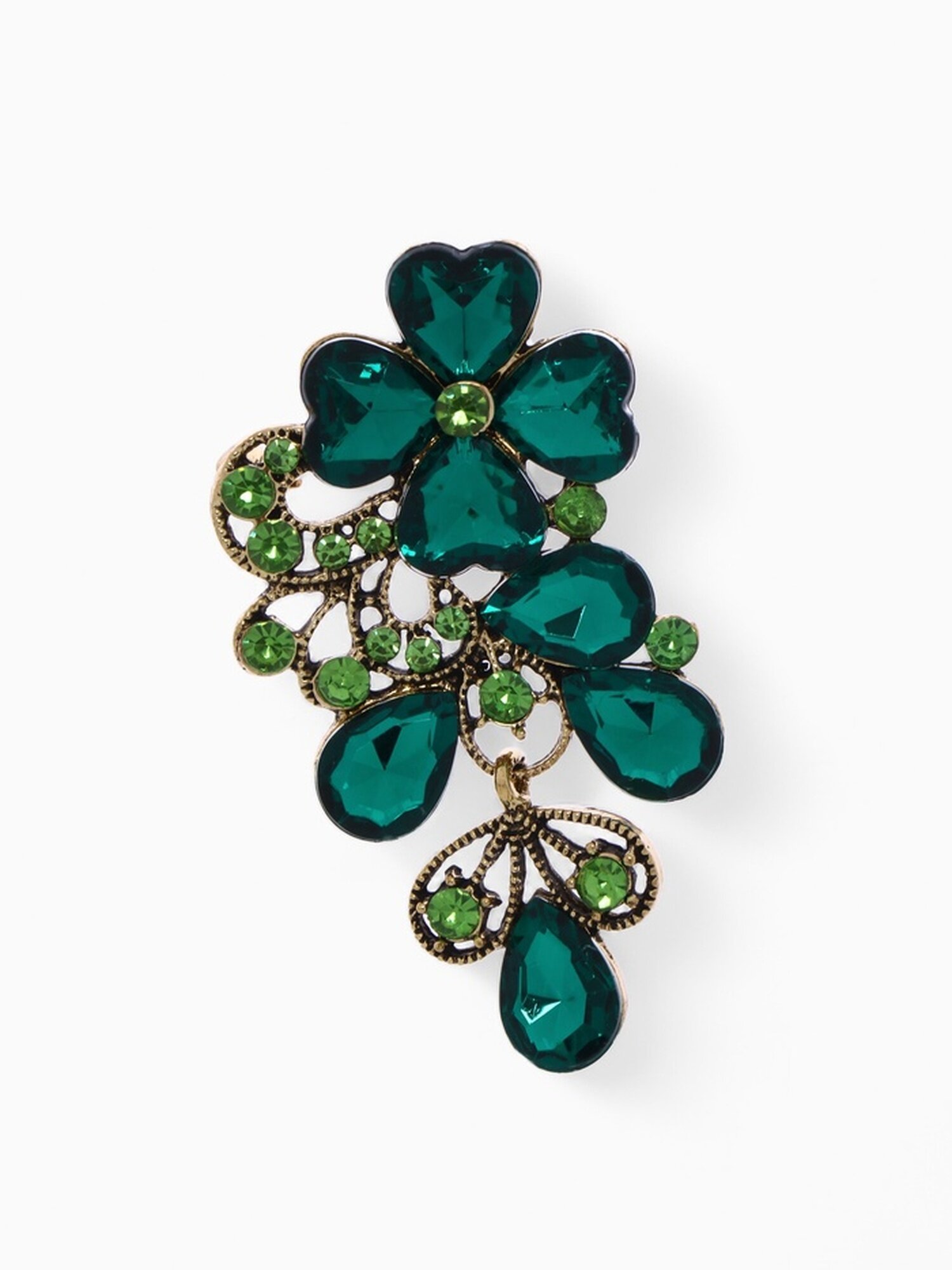 Брошь, стразы