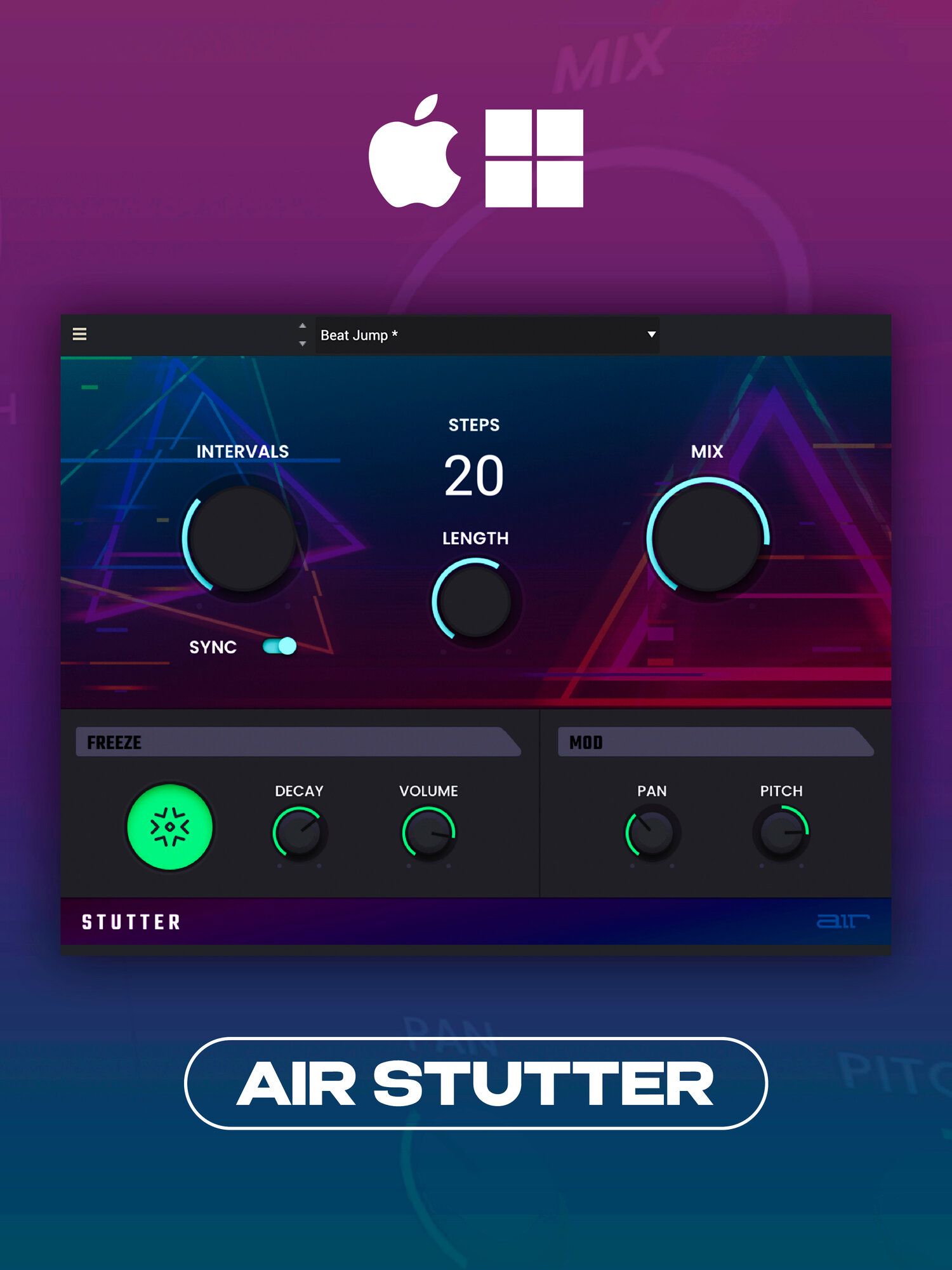 AIR Stutter (Лицензионный ключ) бессрочная активация, для Windows & macOS