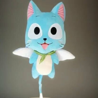 Плюшевая игрушка Хэппи Happy из аниме Хвост Феи Хэппи Fairy Tail Happy