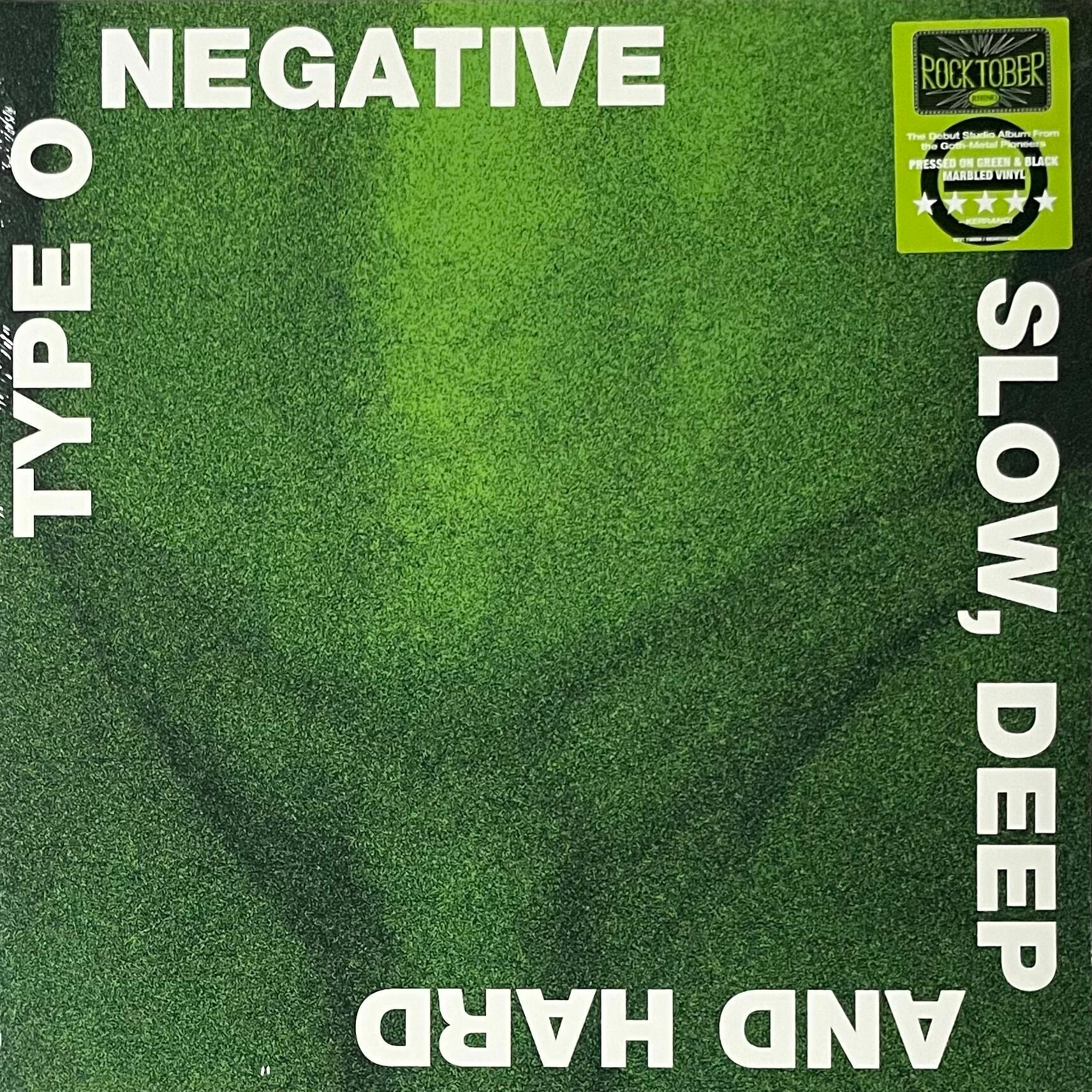Виниловая пластинка Type O Negative - Slow, Deep And Hard 2LP (Голландия 2024г.) Green